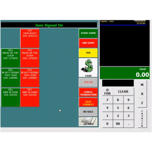 Games of Chance POS - Kubinski Business Systems